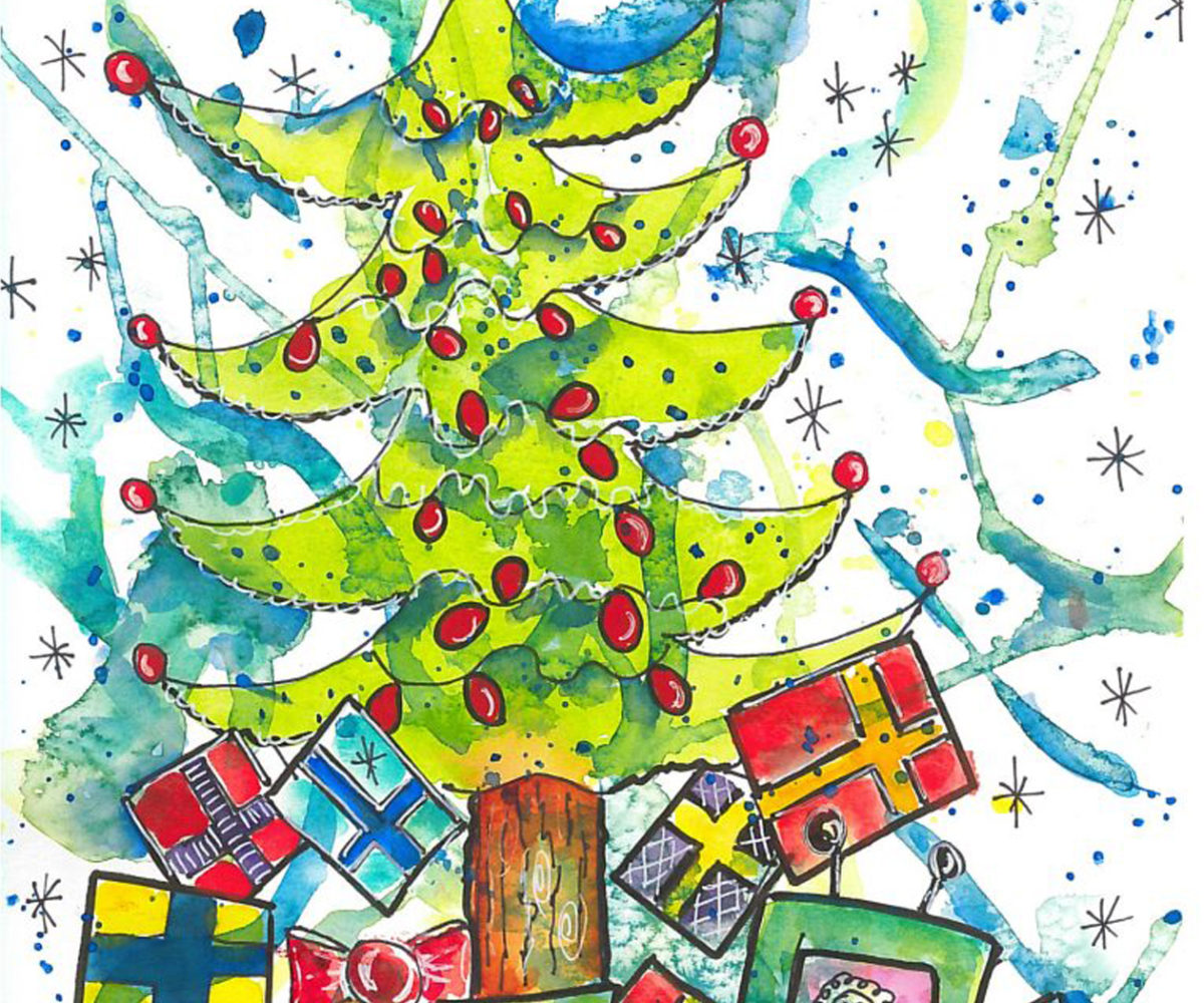 Christmas Card – Tree – Opportunities Inc.