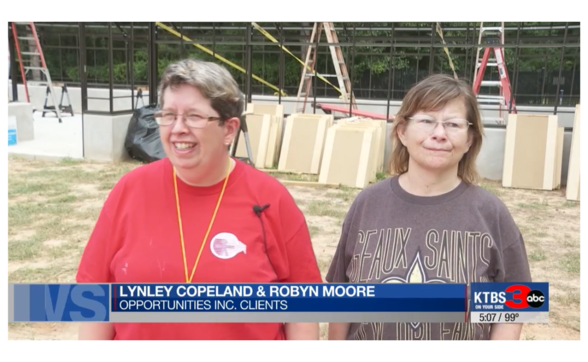 KTBS’ Julie Parr visits Opportunities Inc.’s New Greenhouse ...